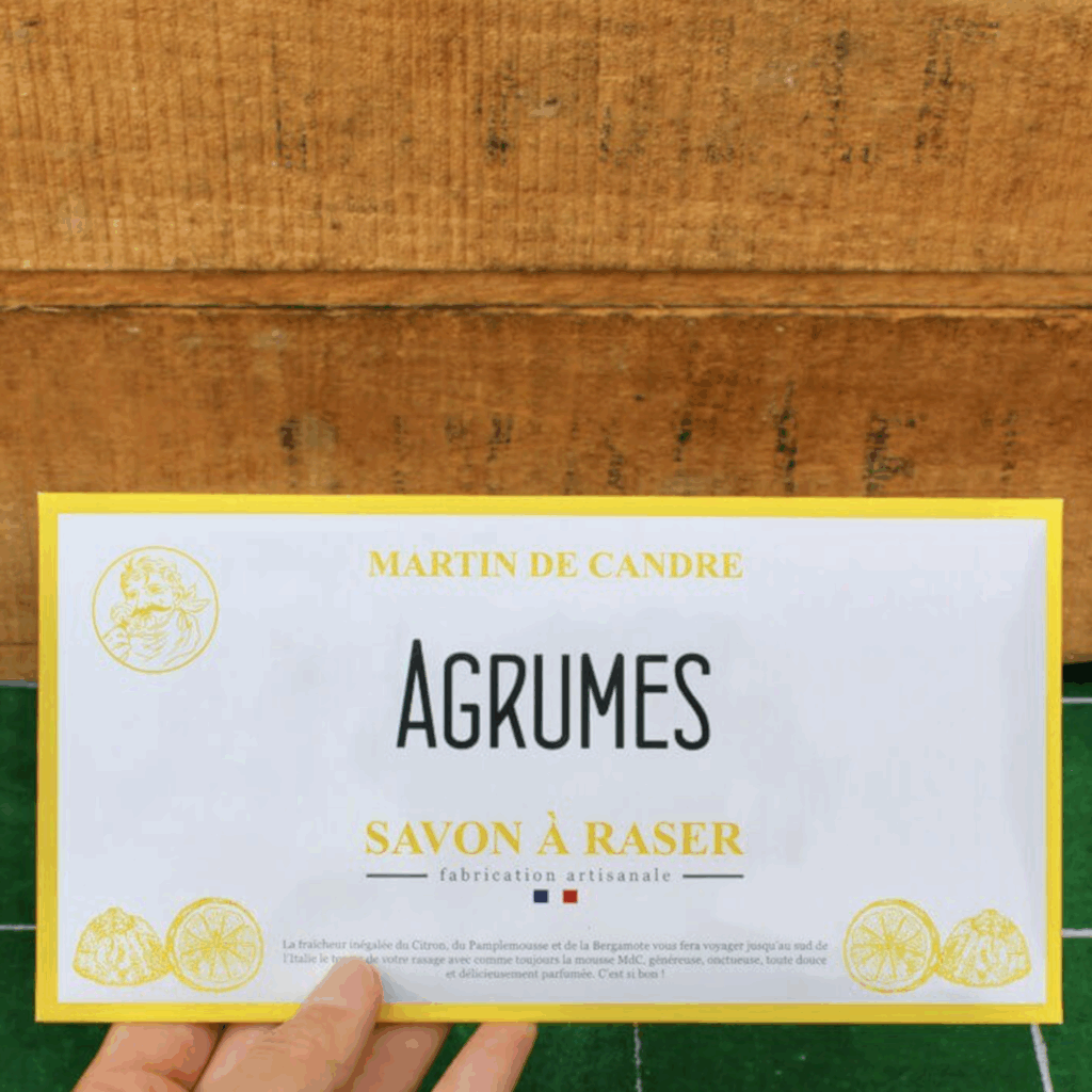 Martin de Candre Enveloppe-Agrumes Scheerzeep voor op Reis!